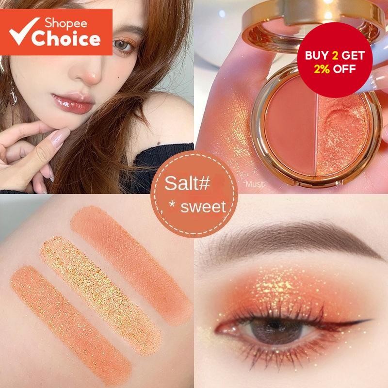 ‌Dual Color Eyeshadow - Blendable, Highly Pigmented, Matte & Shimmer ...