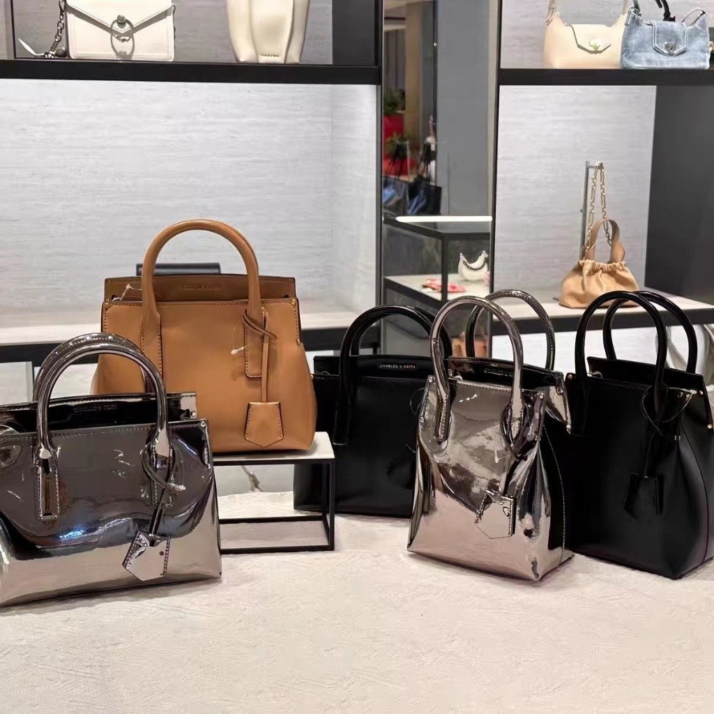 CNK 24-30271421Fashionable glossy handheld single-shoulder tote bag ...