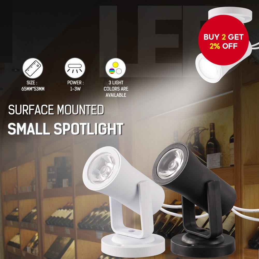 LED Mini Spotlight AC220V 1W 3W spot light RGB Warm White light, For ...