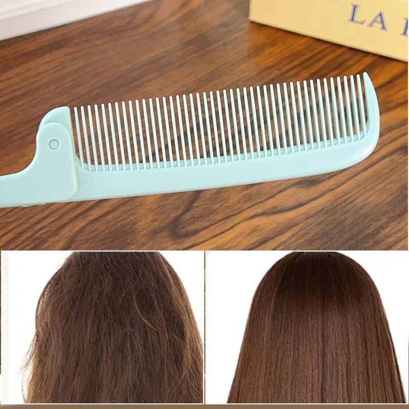 Portable Pointed Tail Comb - Hair massage Comb Travel Folding Mini ...