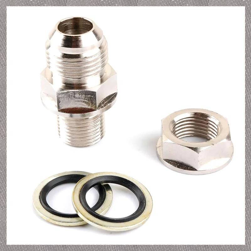 AN10 10AN DIY Turbo Universal Use for Oil Pan / Oil Sump Return Drain ...