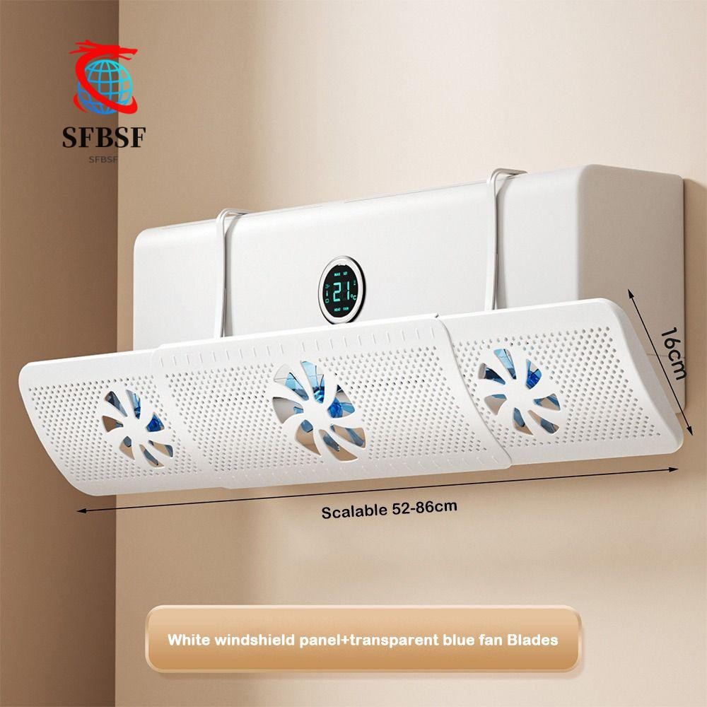 SFBSF Air Conditioner Deflector, Wall-mounted Anti Direct Blowing Air ...