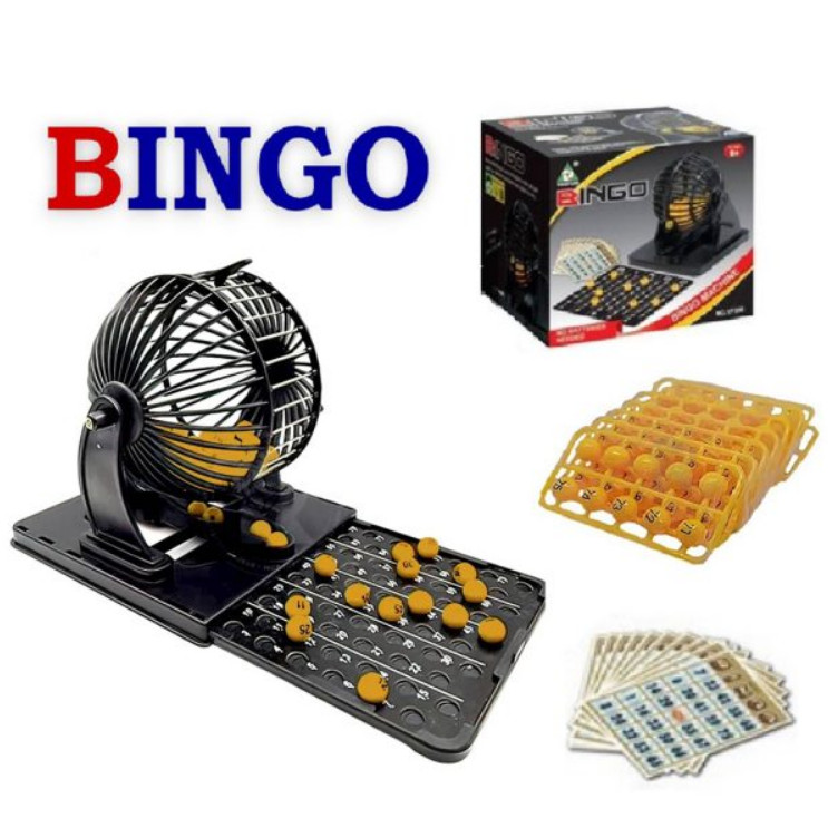 Board game Bingo game toys Bingo MachineSet Traditional Family Bingo ...