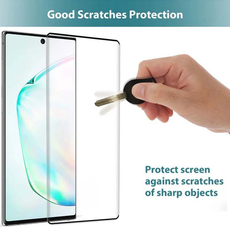 Curved Glass Film For Samsung Galaxy Note 10 10+ 20 8 9 S23 S22 S21 S20 ...