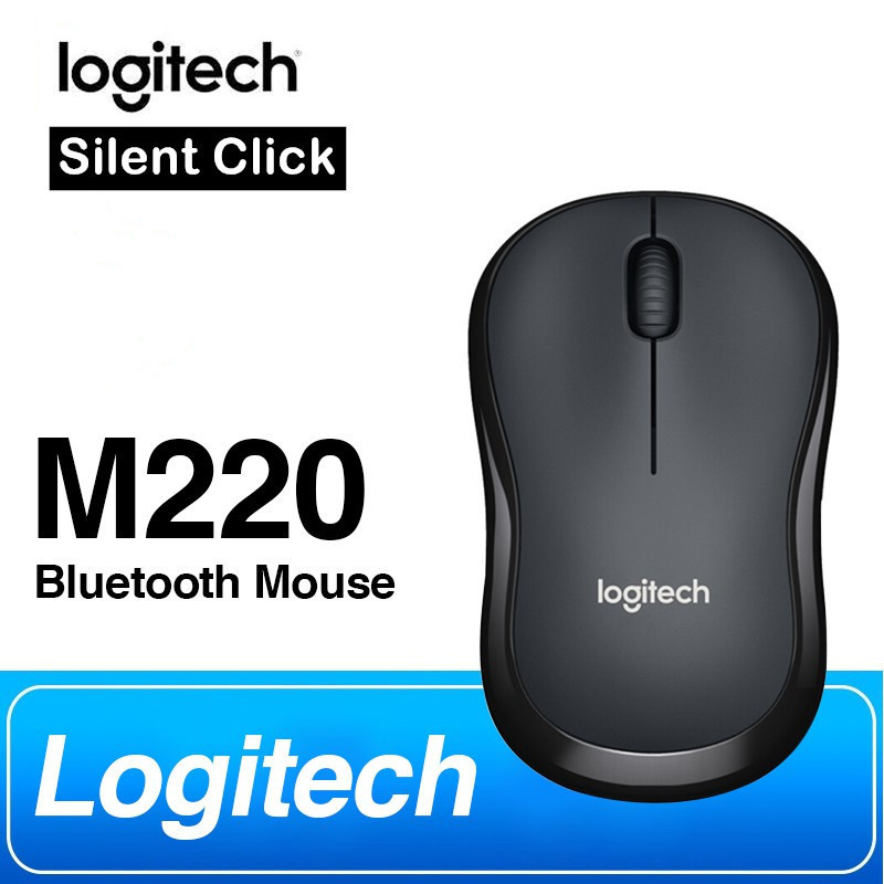 M220 Wireless Logitech Mouse 2.4GHz Mouse With USB Receiver For PC ...