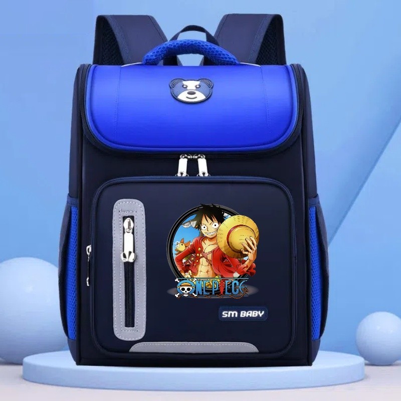 New ONE PIECE Backpack Popular Anime Print Children's Book Bag ...