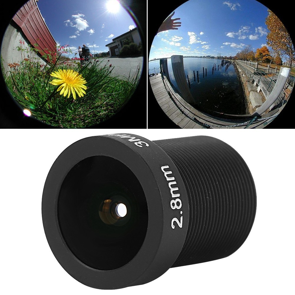 Cloudshop Replacement CCTV Camera Lens 3MP ABS Plastic Fixed Focal ...