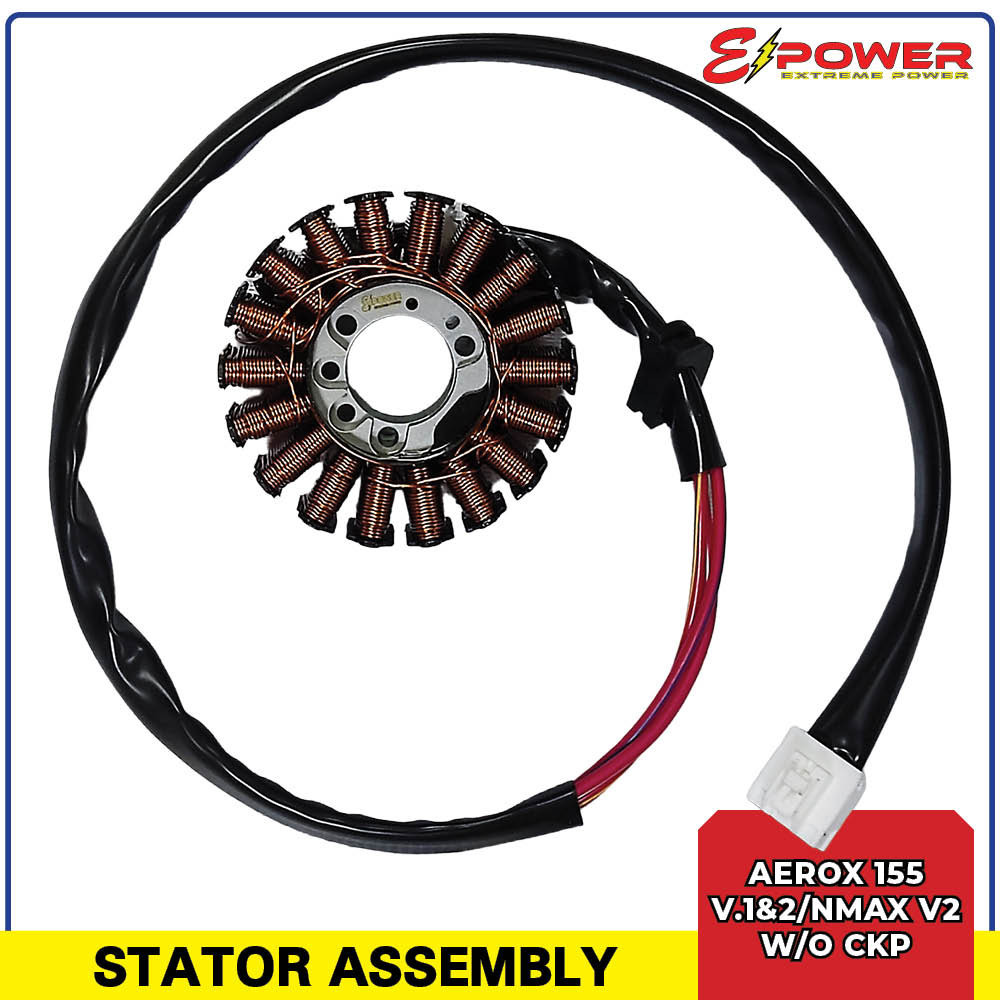 E-POWER YAMAHA AEROX 155 V.1&2/NMAX V2 W/O CKP Stator Coil Assembly ...