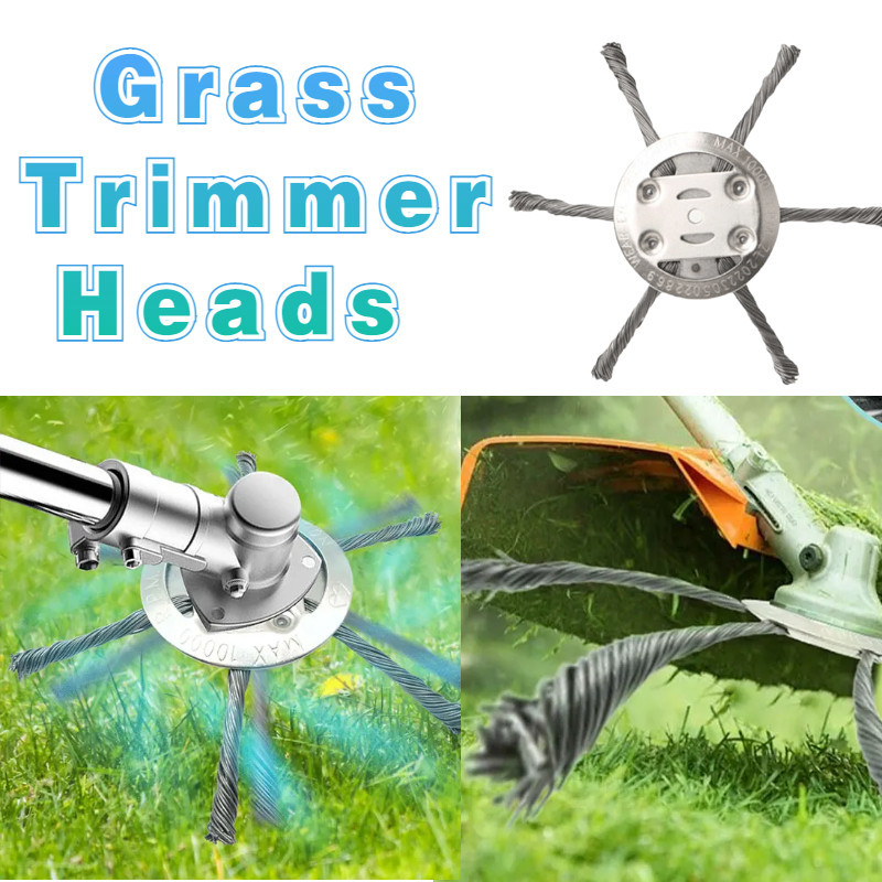 Steel Wire Grass Trimmer Heads Garden Tools Professional Weed Eater ...