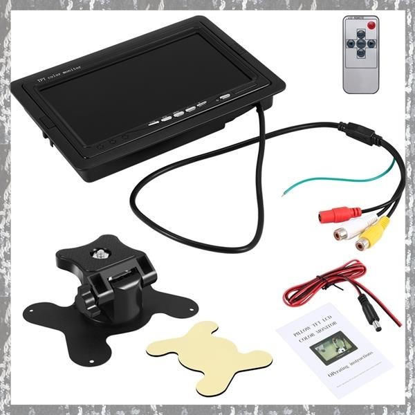 [Z J R Y] Mini TV 7 Inch HD Monitor 800X480 Portable Car LCD Screens on ...