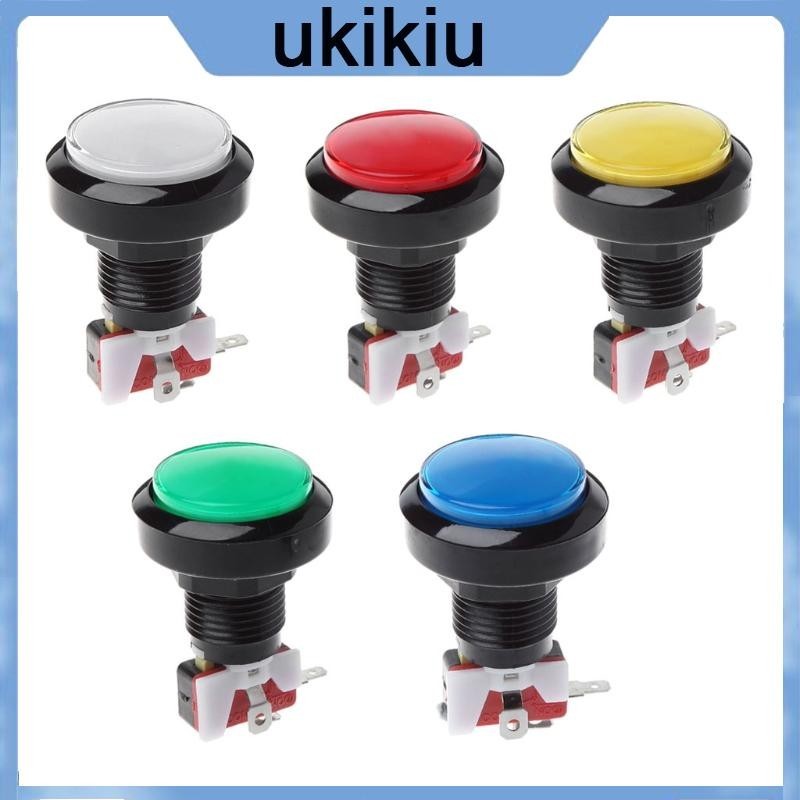 UKI Colorful Arcade Buttons 45mm Dome 1 77 inch LED Push Button with Micro Switch for Arcade ...