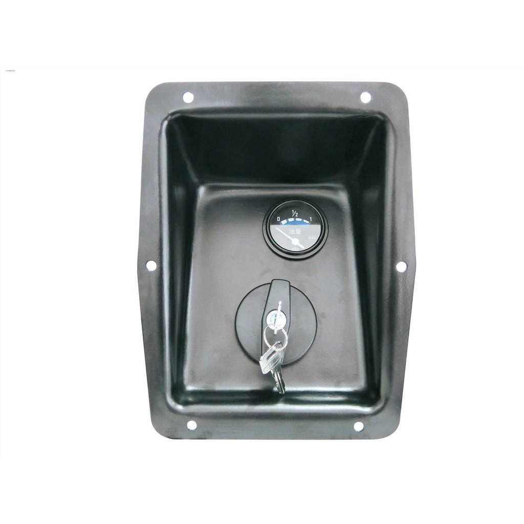 COD☆ ♀Mute box generator set external fuel filler metal fuel tank cover ...