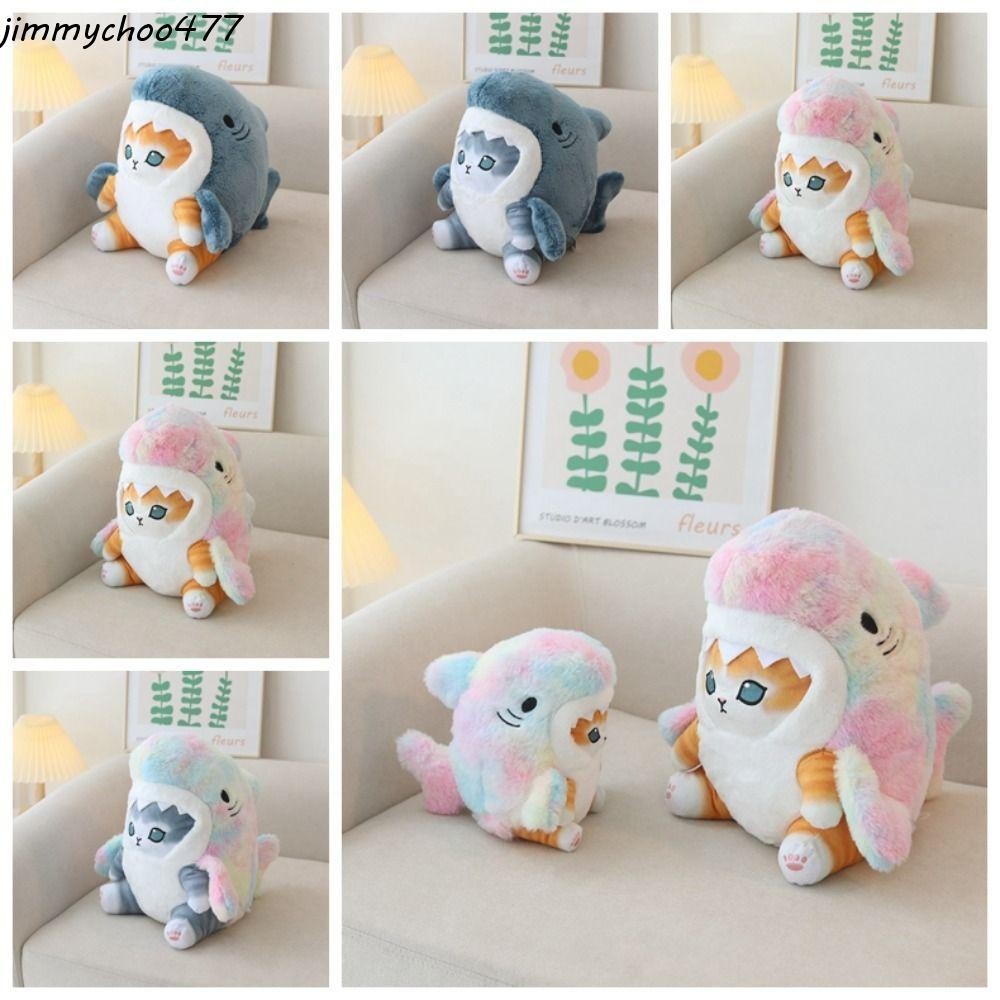 JIMMYCHOO Kawaii Shark Cat Plush, Shark Cat Soft Shark Cat Plush Toy ...