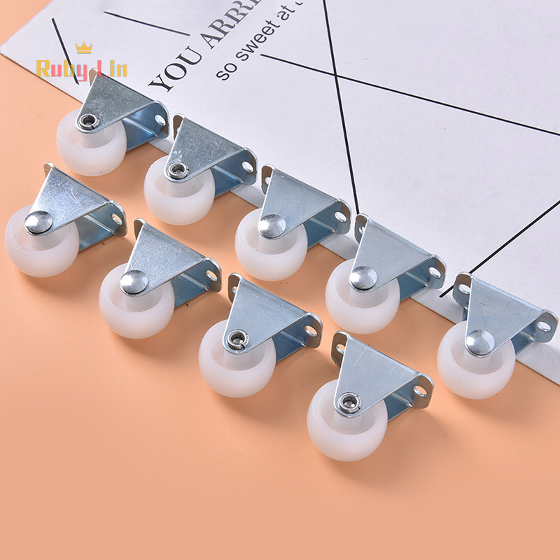 Ruby Lin Universal Casters 1" Furniture Wheel Castor White PP Nylon One ...