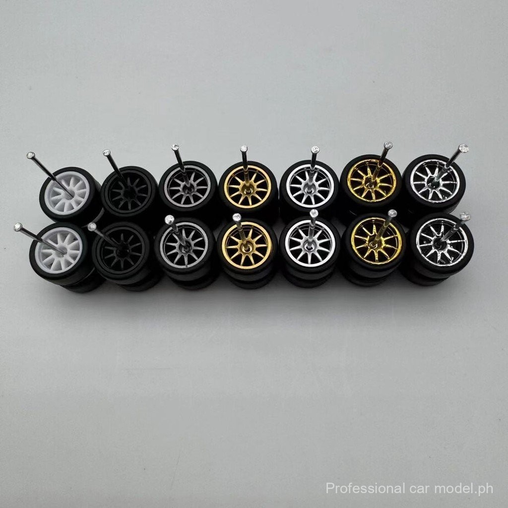 1:64Alloy Car Model Modified Rim Perineum Removable Electroplating Ten ...