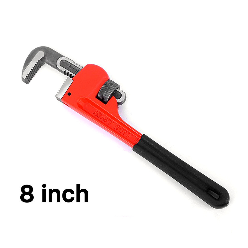 Pipe Wrench Heavy Duty Adjustable Clamp Opening Spanner Loosening ...