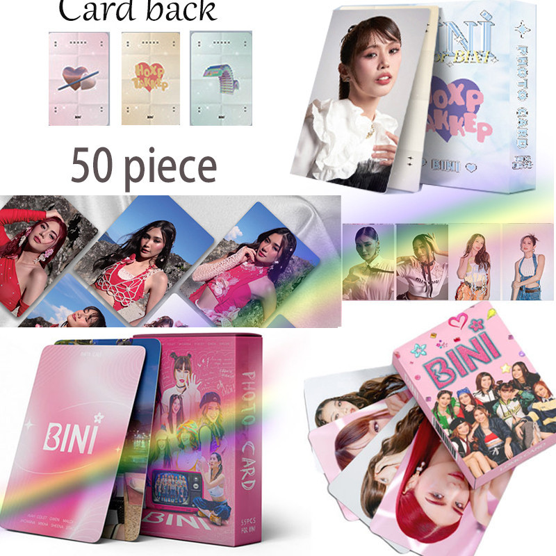 In Stock Flash Card Bini All Photocards Lomo Cards BINI PhotoCard 55pcs ...