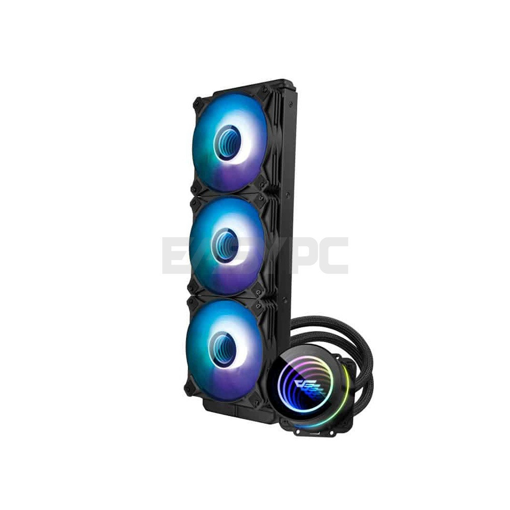 DarkFlash Twister DX 360 V2.6 ARGB AIO cpu liquid cooler| Black and ...