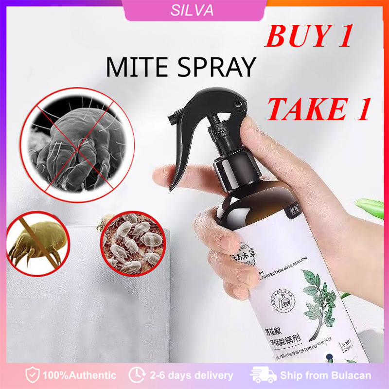2 Bottles 300ML Mite Spray Bed Bug Killer Dust Mite Remove Spray Non ...