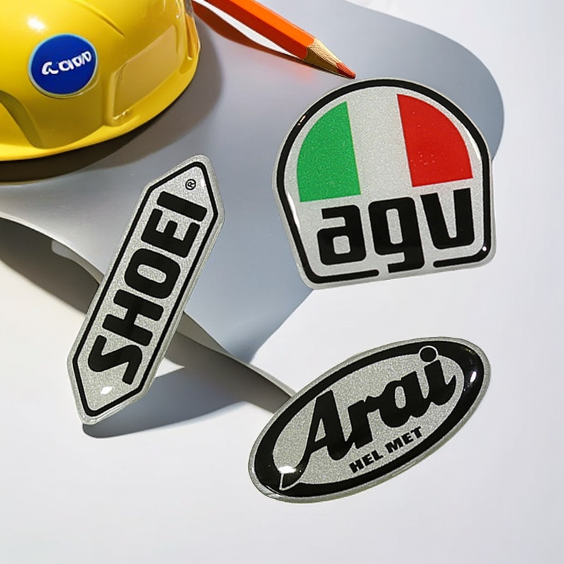 3d Reflective Waterproof Rubber Sticker for AGV Arai shoei | Shopee ...