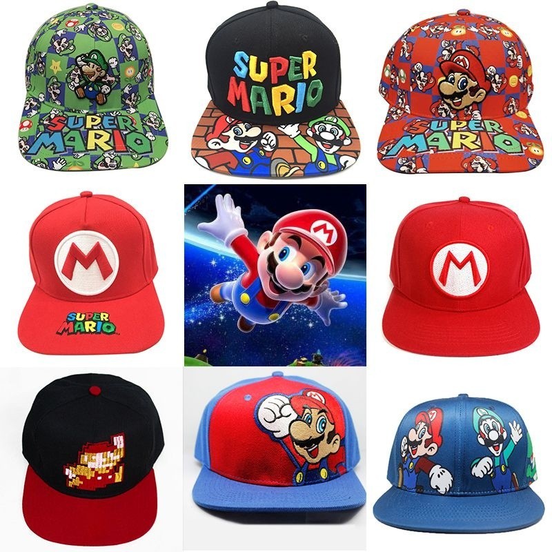 Super Mario Embroidered Baseball Cap Fashion Trend Mario HIP-HOP ...