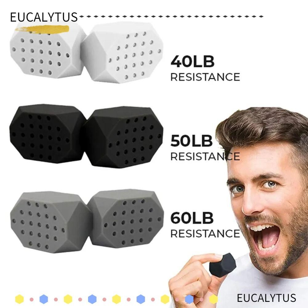 EUTUS Jaw Exerciser, Facial Chew Bite Muscle 40/50/60Lbs Redefine ...
