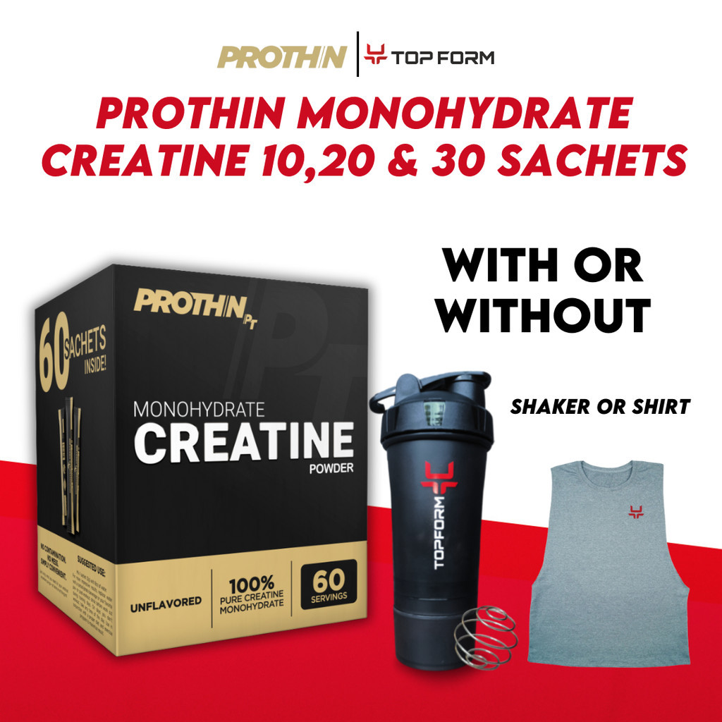 Prothin Monohydrate Creatine Powder 30 Servings ( No box ) | Shopee ...
