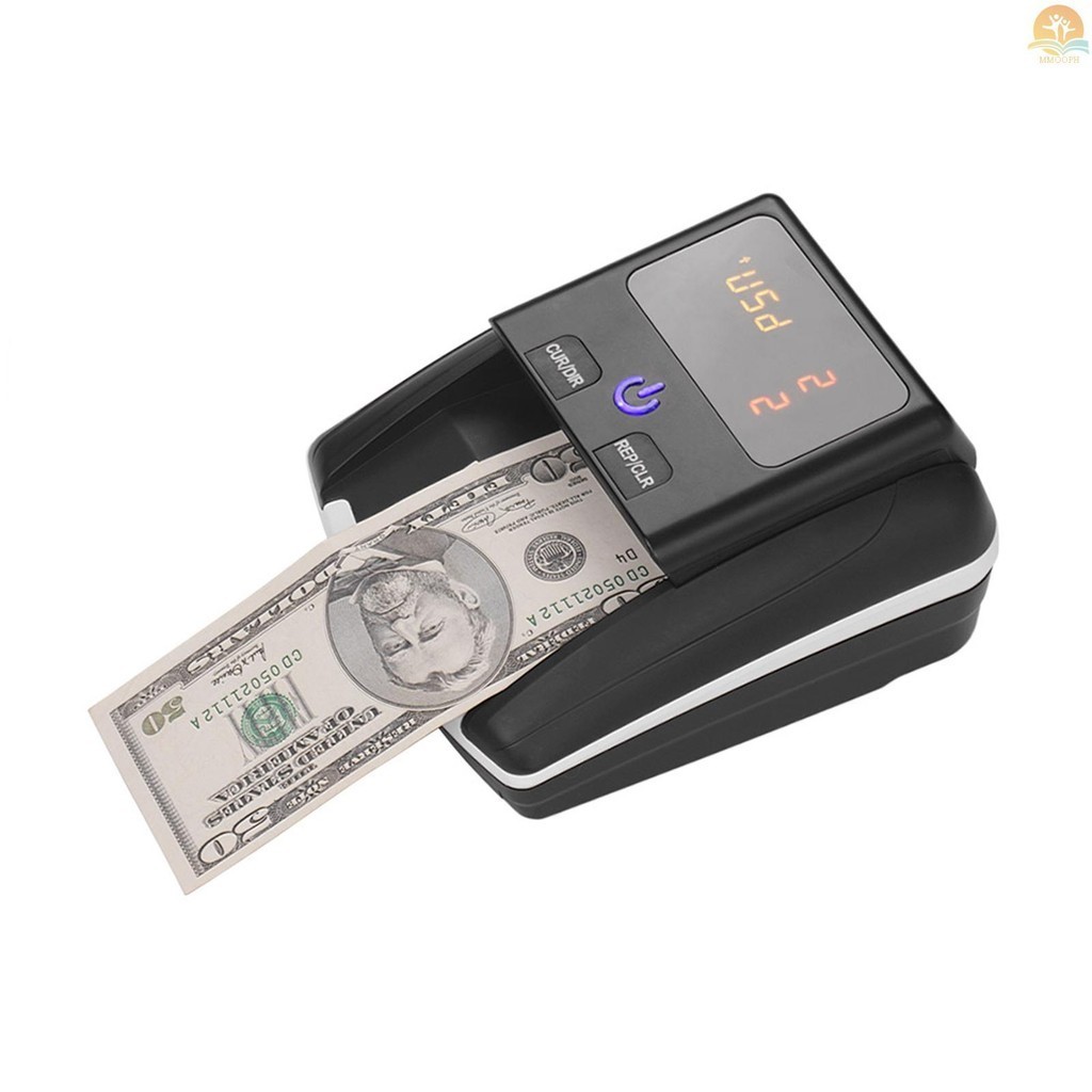Portable Small Banknote Bill Detector Denomination Value Counter UV/MG ...