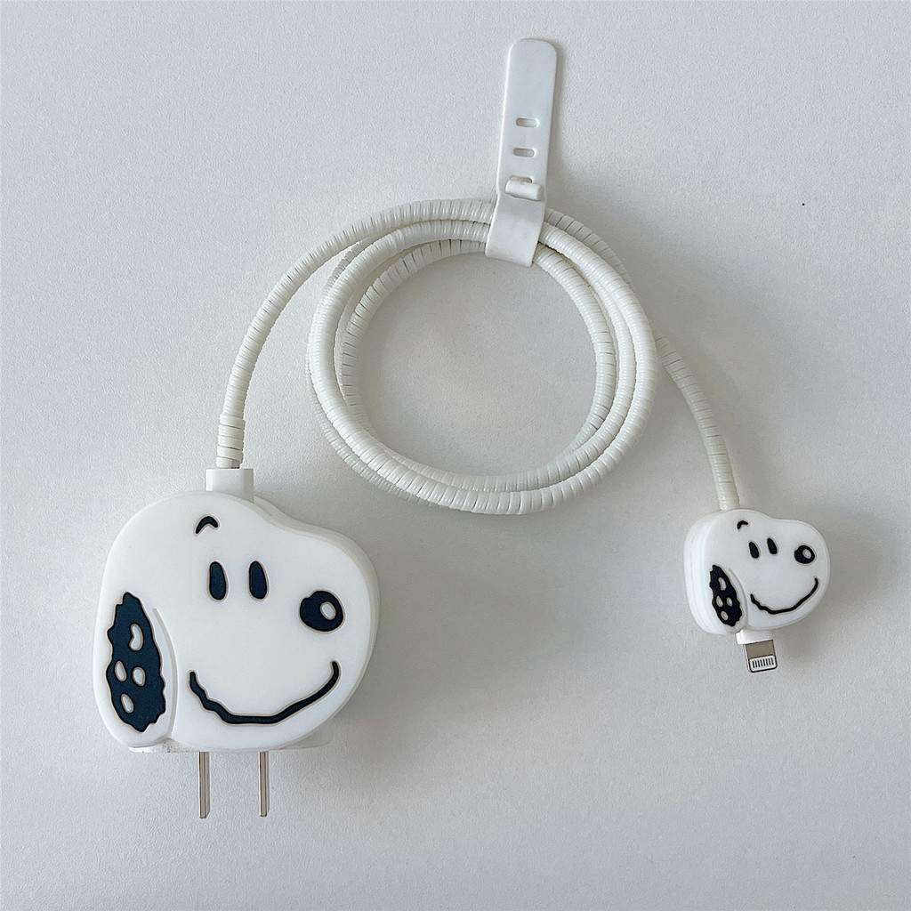 Cute cartoon Snoopy Charger protector cable for iphone 18W 20W anti ...