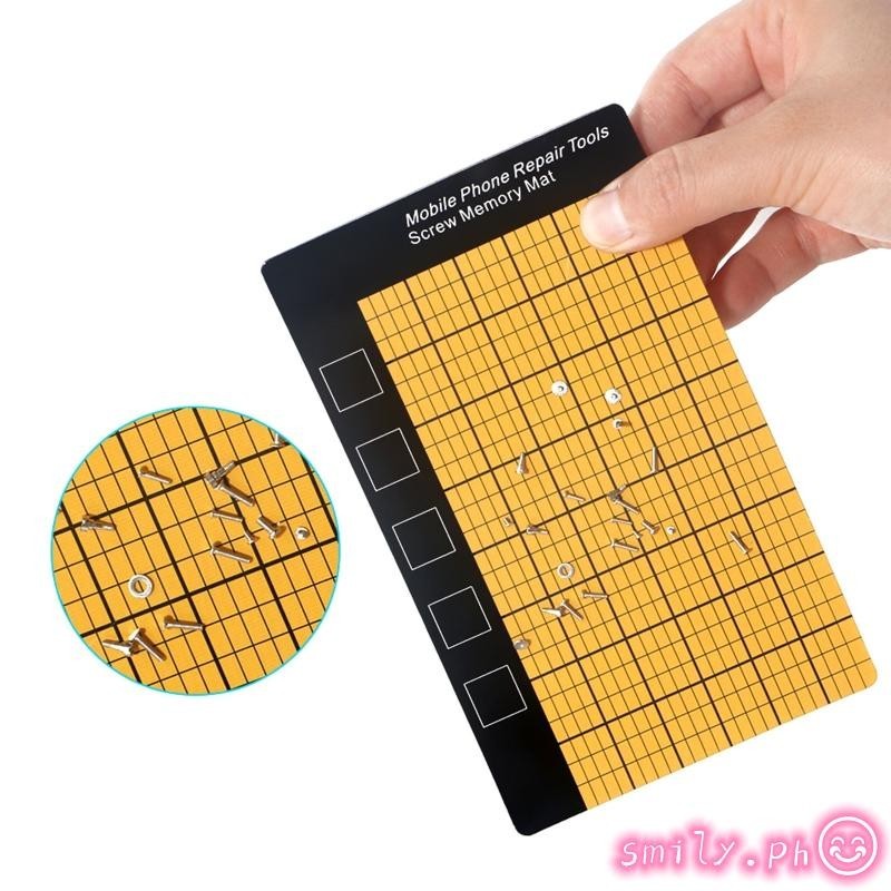 SMLILY Mini Magnetic Memory Screw Mat for for Tablet Laptop Repair ...