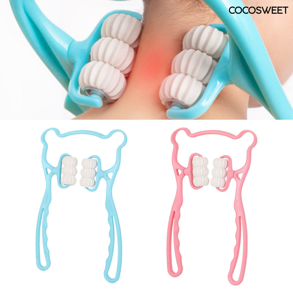 CT-Neck Massager 6-Wheel Rotary Adjustment Soft Massage Head Free ...