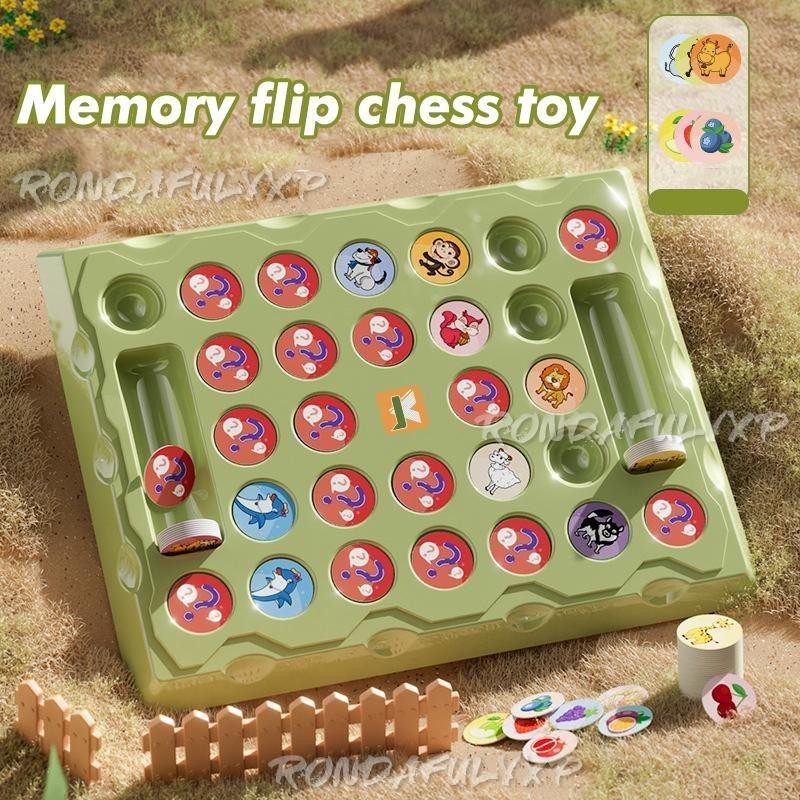 Memory flip chess toy Matching Game Board Game Logical Mind Toys Two ...