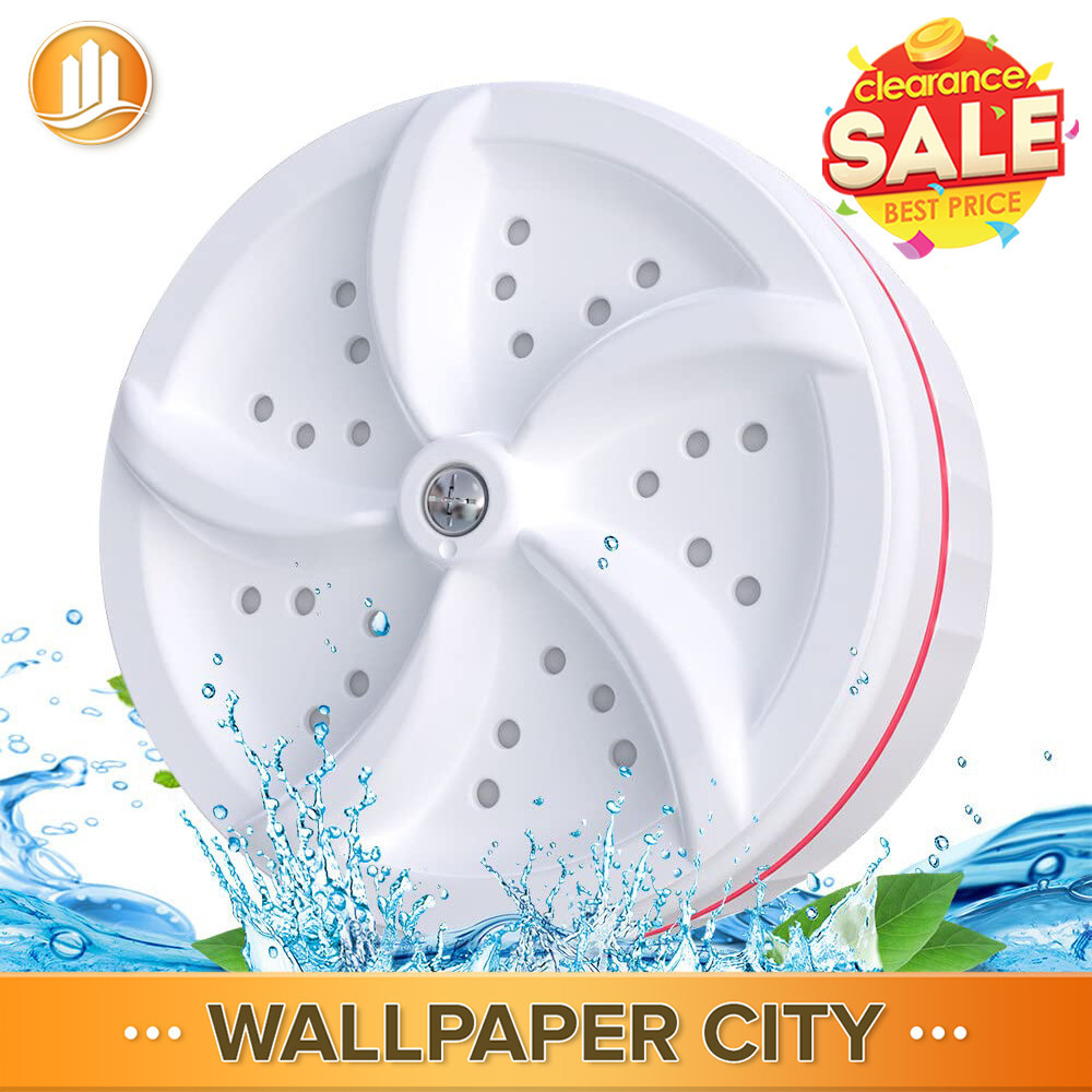 WPC CLEARANCE SALE Mini Washing Machine Ultrasonic Turbine Washing ...