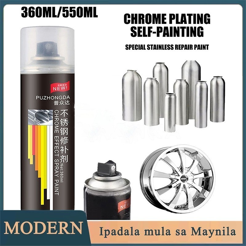 Chrome Spray Paint Metal Silver Spray Paint Metal Rust Remover ...