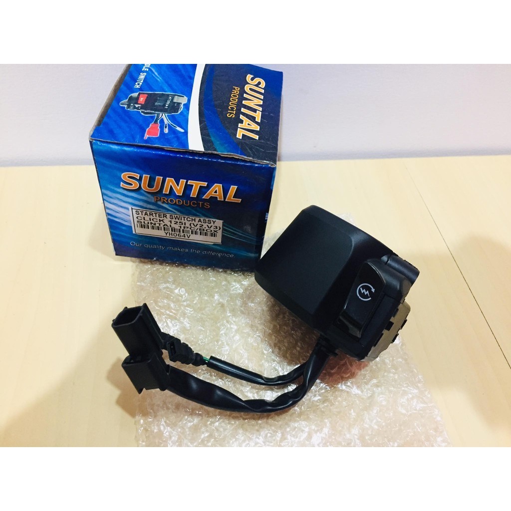 SUNTAL STARTER SWITCH ASSY CLICK 125 i V1 V2 YH064V | Shopee Philippines