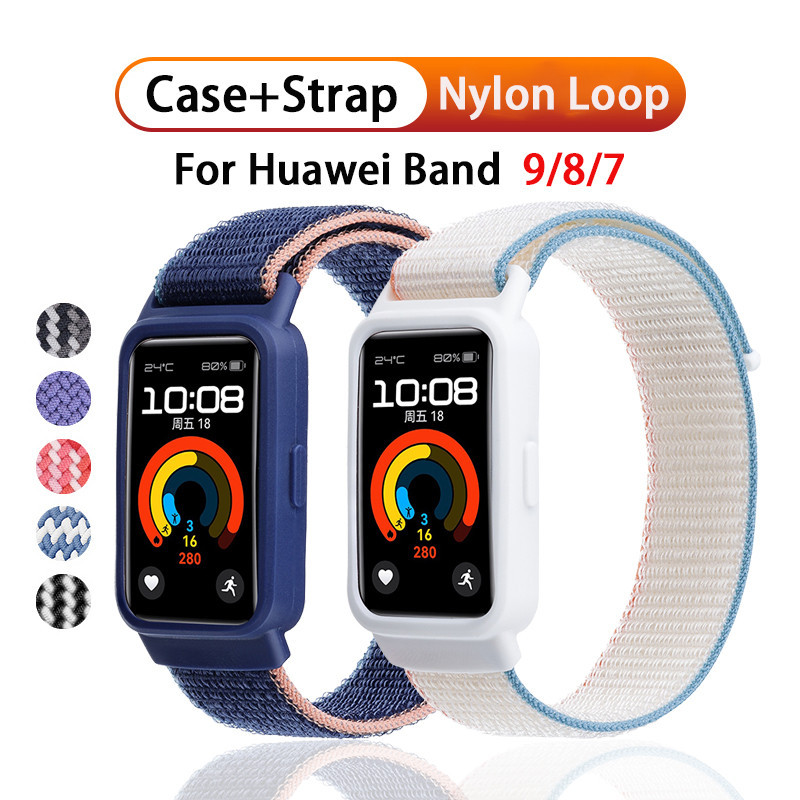 For Huawei Band 9 8 7 Strap Band Accessories Case Nylon Loop ...