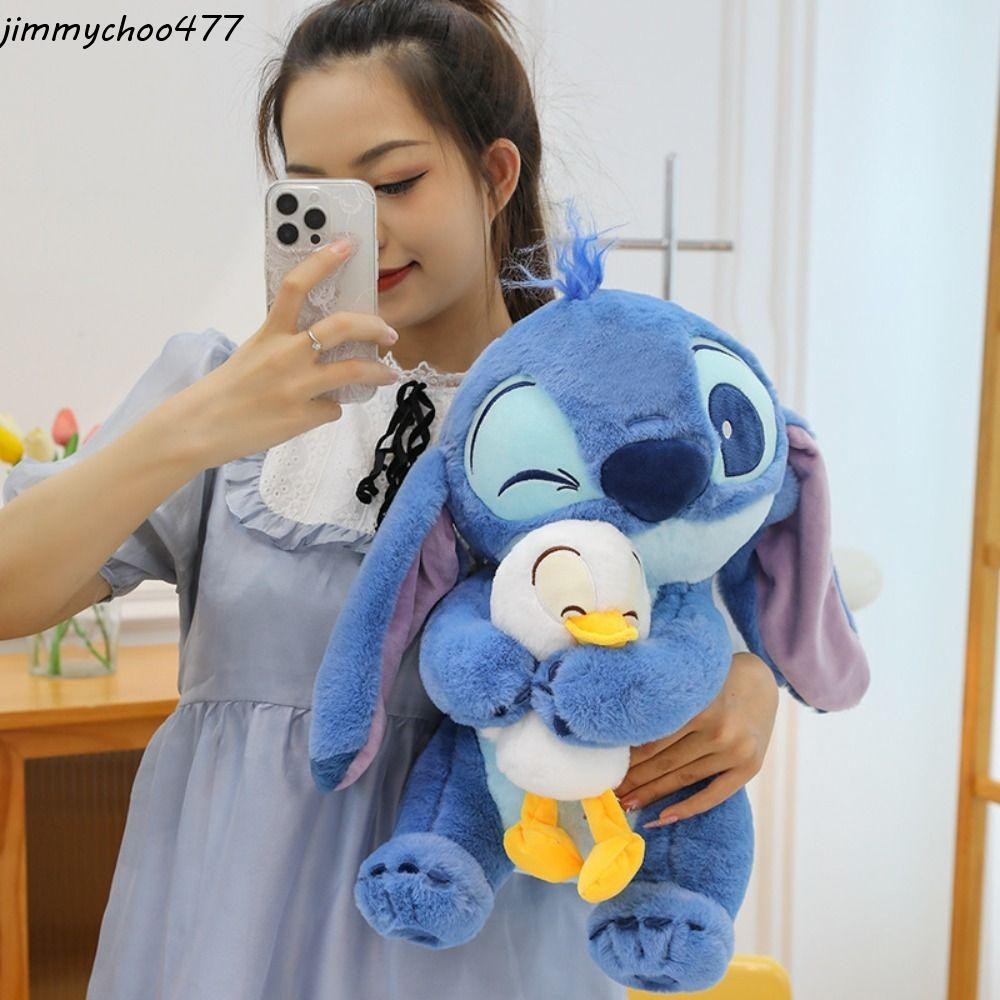 JIMMYCHOO Stitch Hugging Ducks Plush Doll, Animal Simulated Duck Plush ...