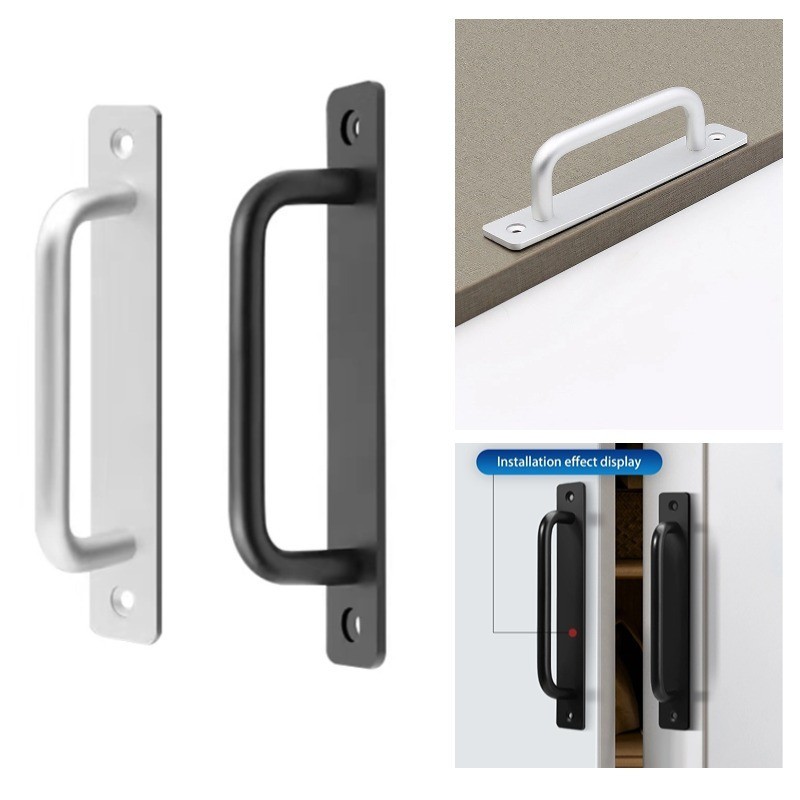 Aluminum Alloy Cabinet Door Handle Without Drilling Holes Cabinet ...