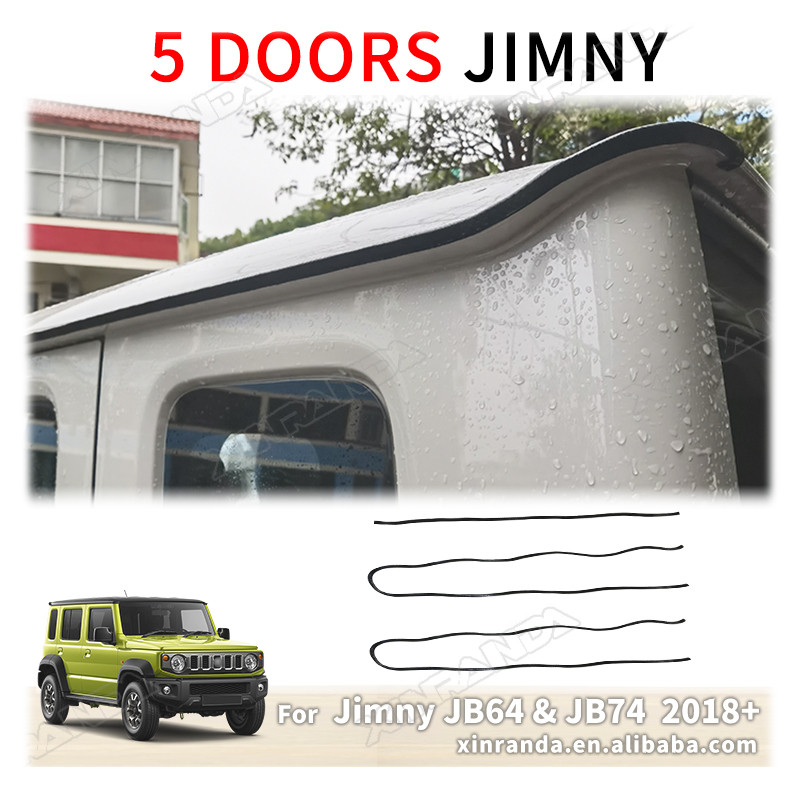 5 Door Jimny Exterior Accessories Roof Channel Decor Strip Rubber For ...