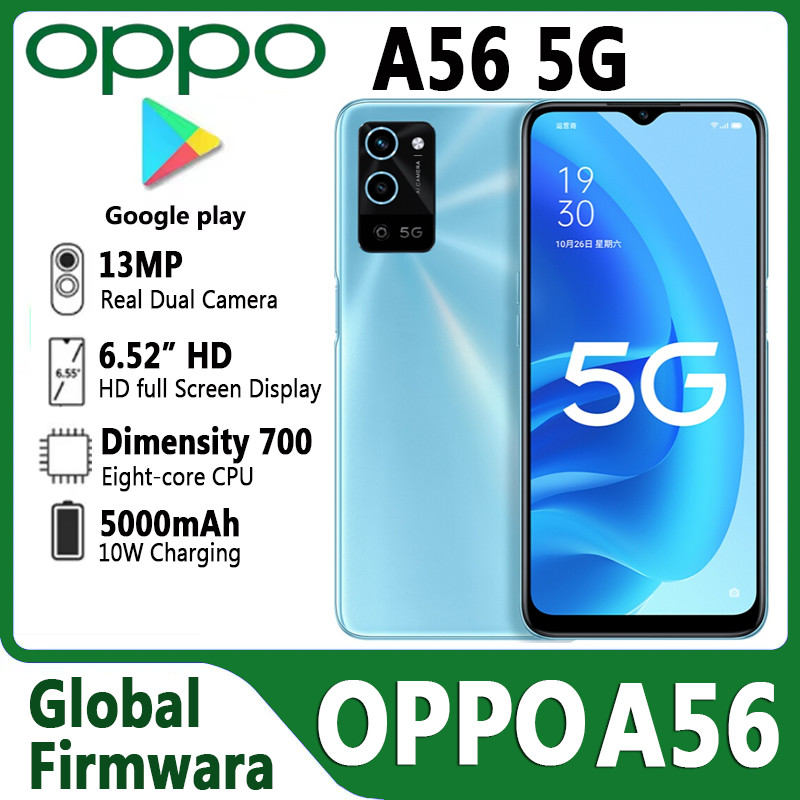 OPPO A56 5G Mobile Phone Global firmware 6GB RAM 128GB ROM Android CPU ...