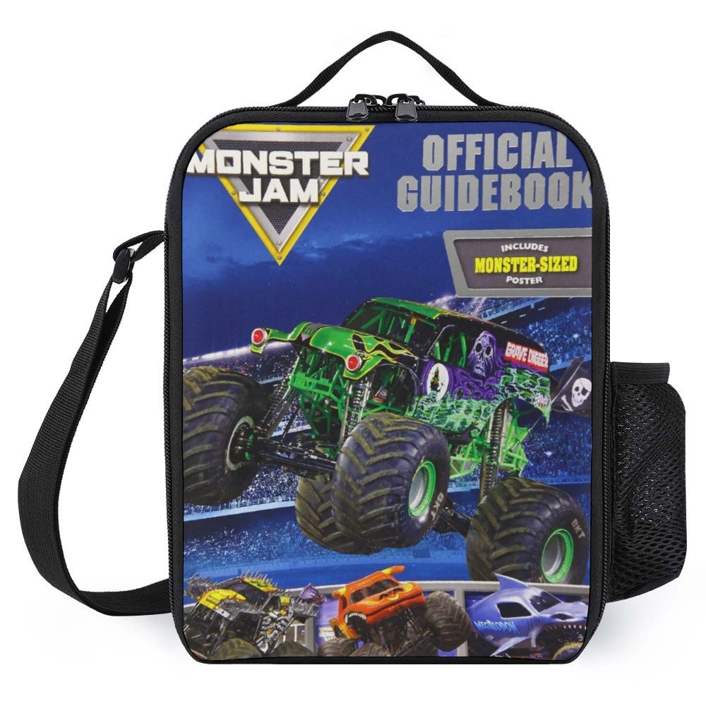 Monster Jam Lunch Bag Portable Thermal Insulation and Cold Preservation ...
