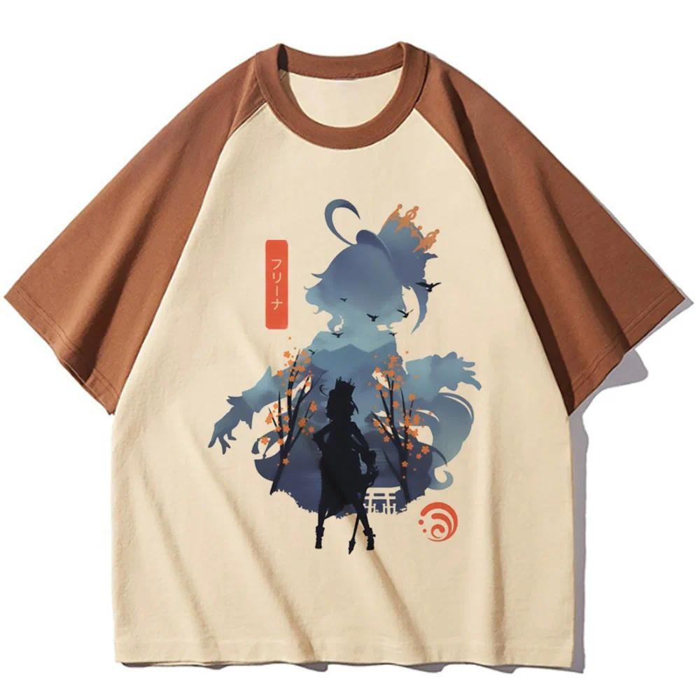 Genshin Impact Furina t shirt women manga anime tshirt girl 2000s ...
