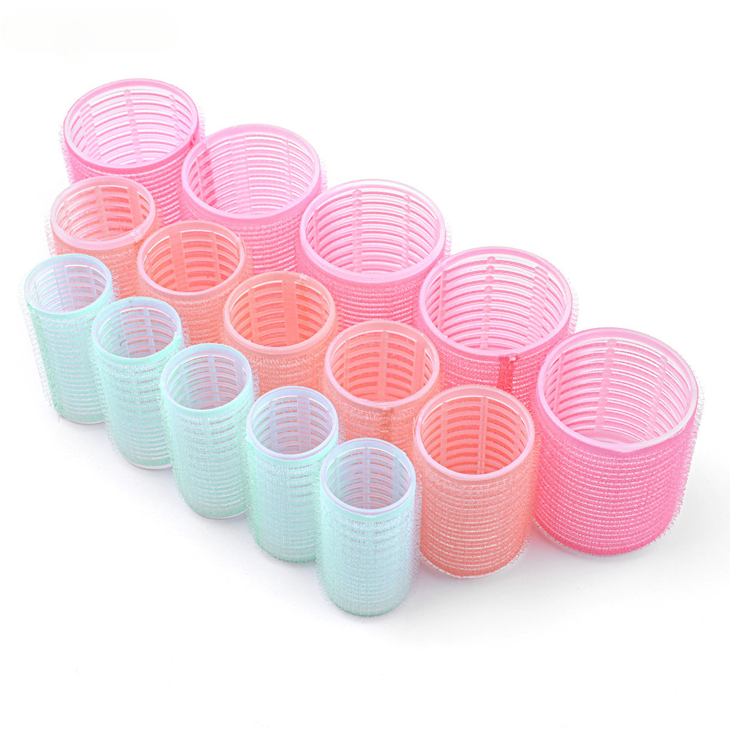 DIY Styling Tools Multiple Size Natural Self-adhesive Curls Bang Fluffy ...