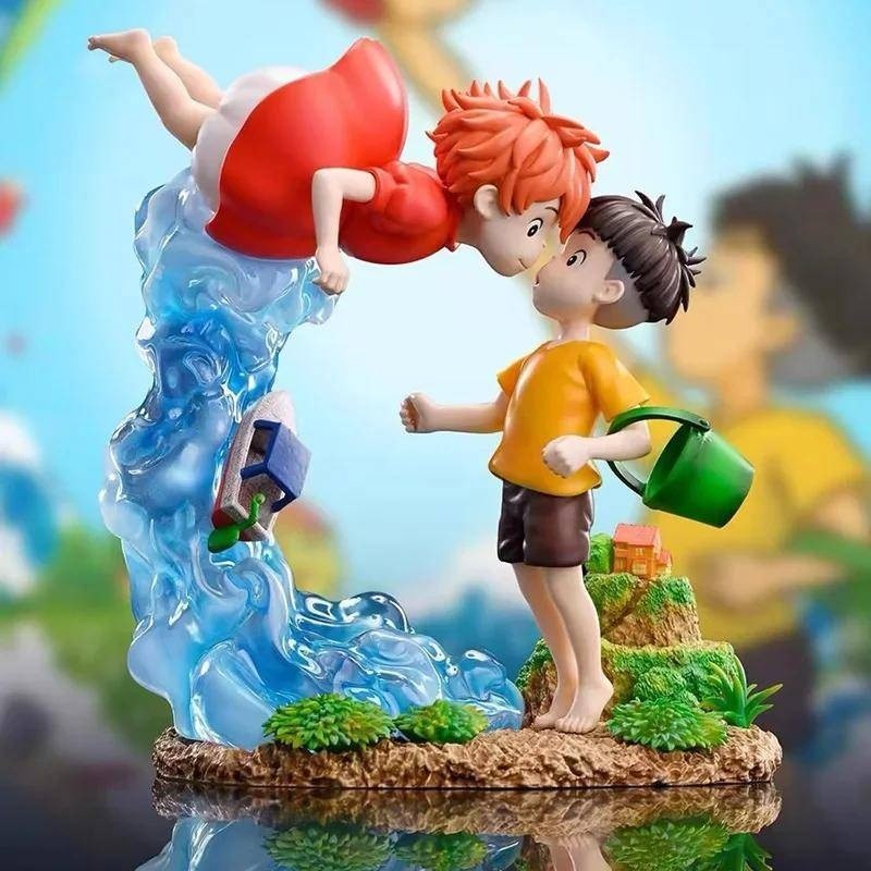15cm Ponyo On The Cliff Anime Figure Ponyo Figure Pvc Gk Statue ...