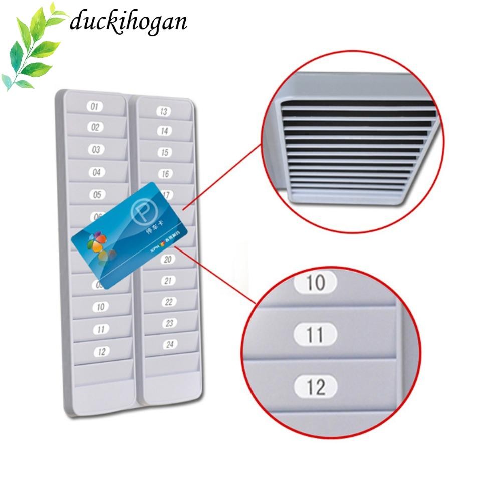 DUCKIHOGAN Card Type, 24-Pocket Wall Mounted Employee Card Insertion ...