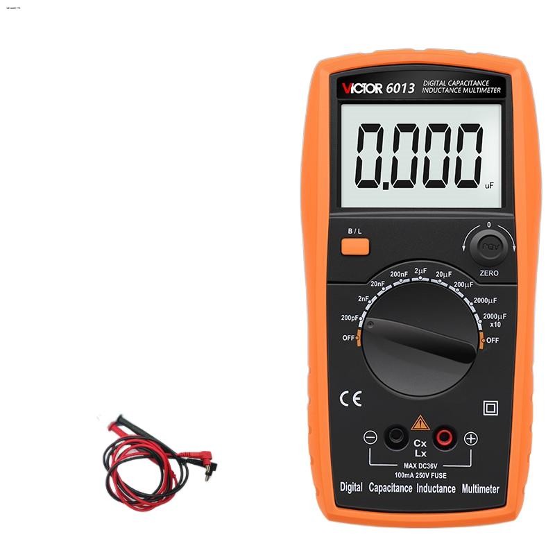 VC6013/VC6243 High Precision Digital Capacitance Meter Handheld LCR ...