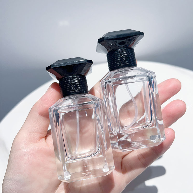 Screw Mouth Perfume Bottle Press Spray Bottle 30ml Refillable Glass ...