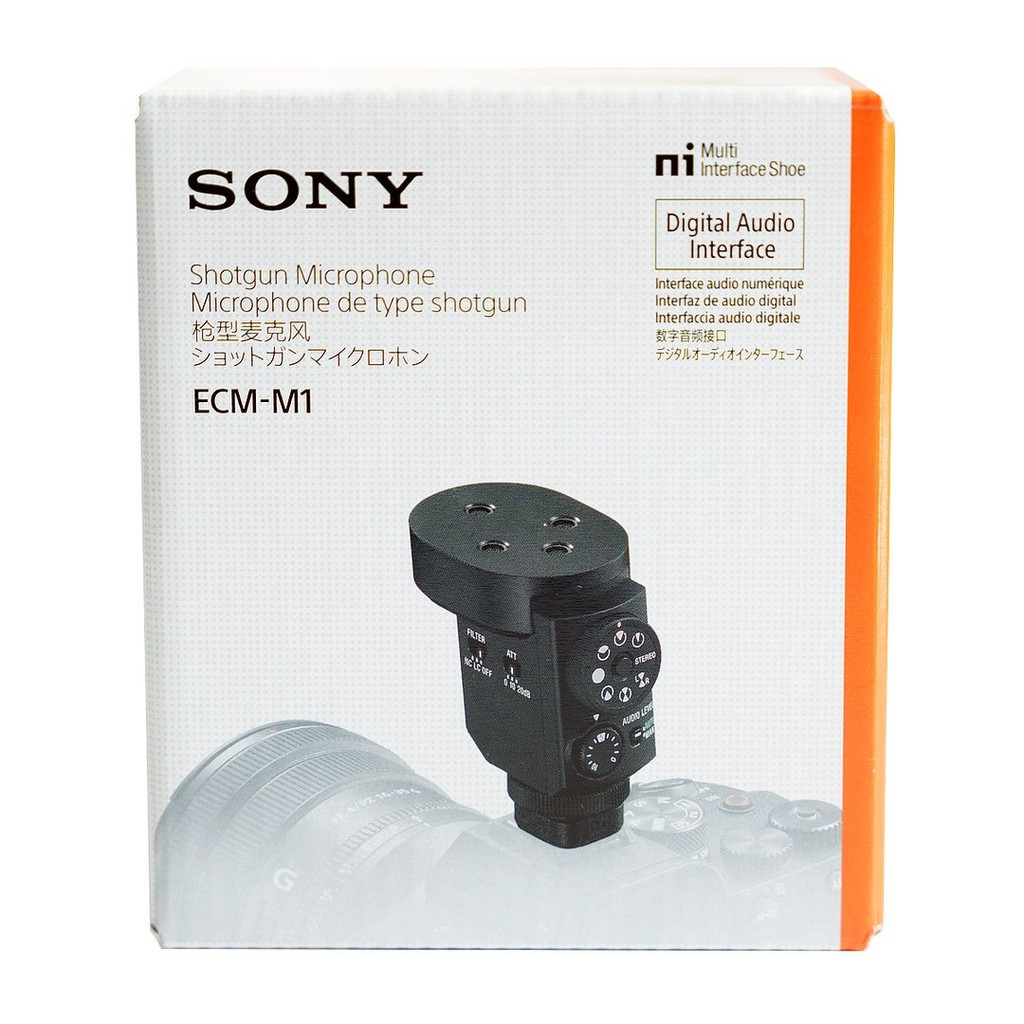 Sony ECM-M1 Camera-Mount Shotgun Microphone - MI Shoe, 8 Audio Recording Modes | Shopee Philippines