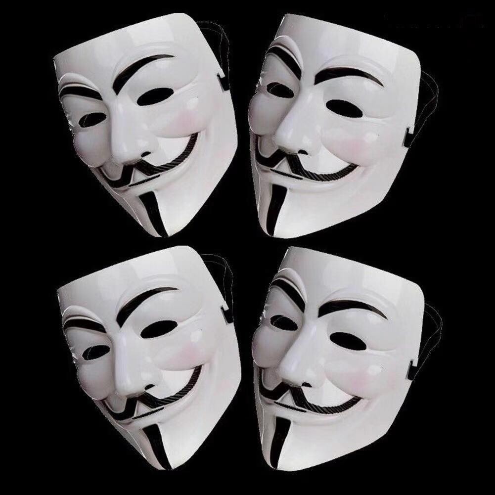 Anonymous Hacker Vendetta Fawkes Halloween Masquerade Party Mask XM ...
