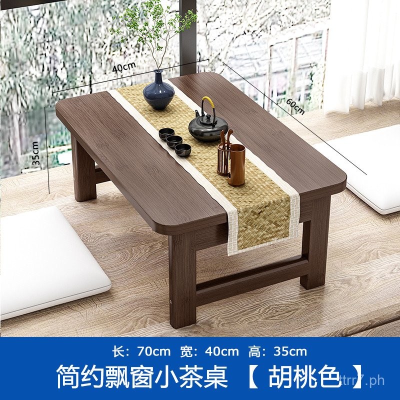 Bay Window Small Table Simple Kang Table Household Solid Wood Folding ...